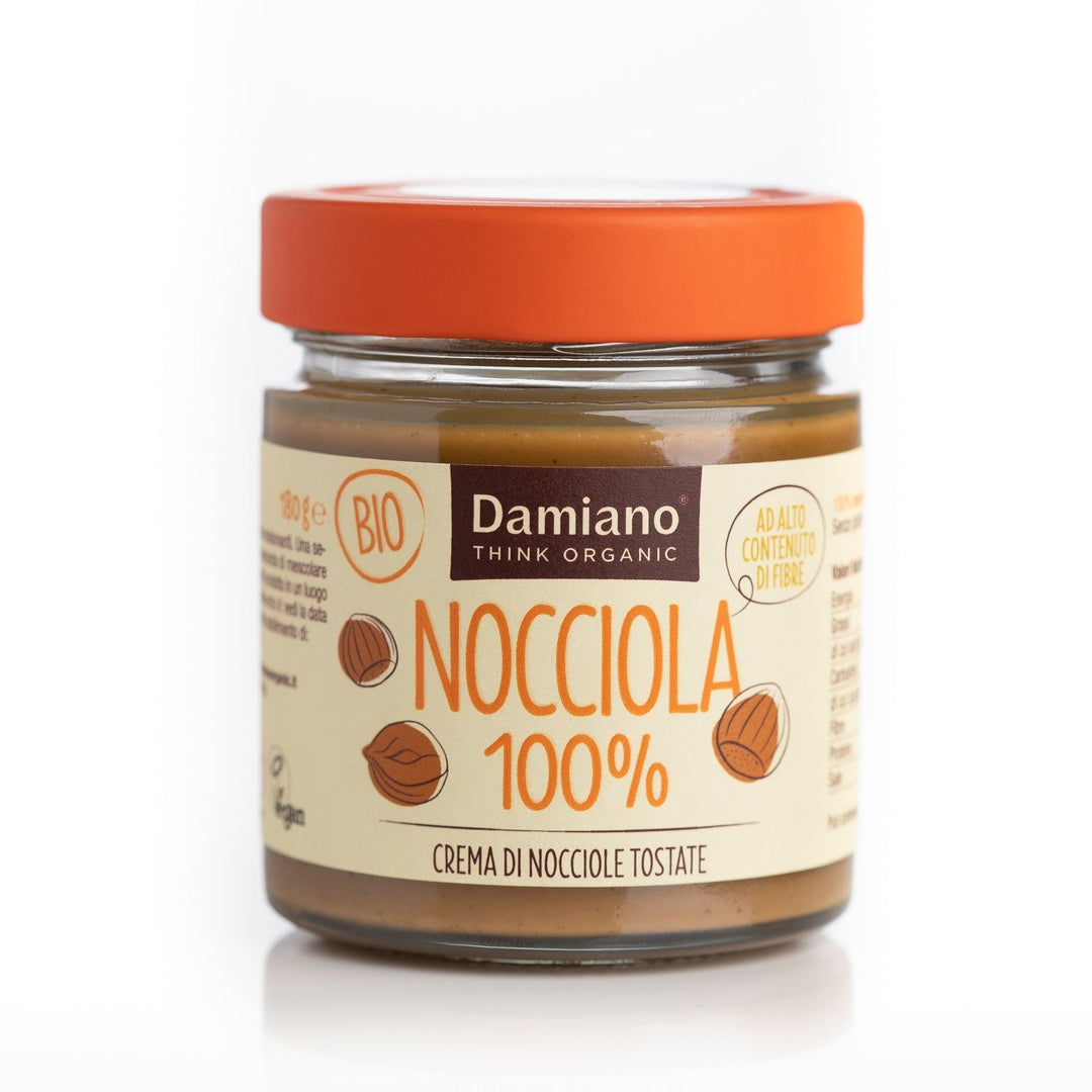 Crema di Nocciole Tostate - Nocciola 100% – Damiano Organic