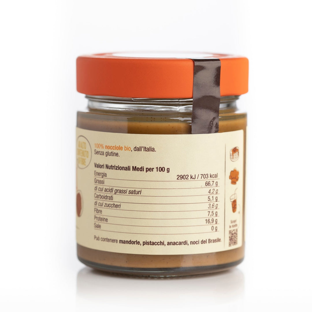 Crema di Nocciole Tostate - Nocciola 100% – Damiano Organic